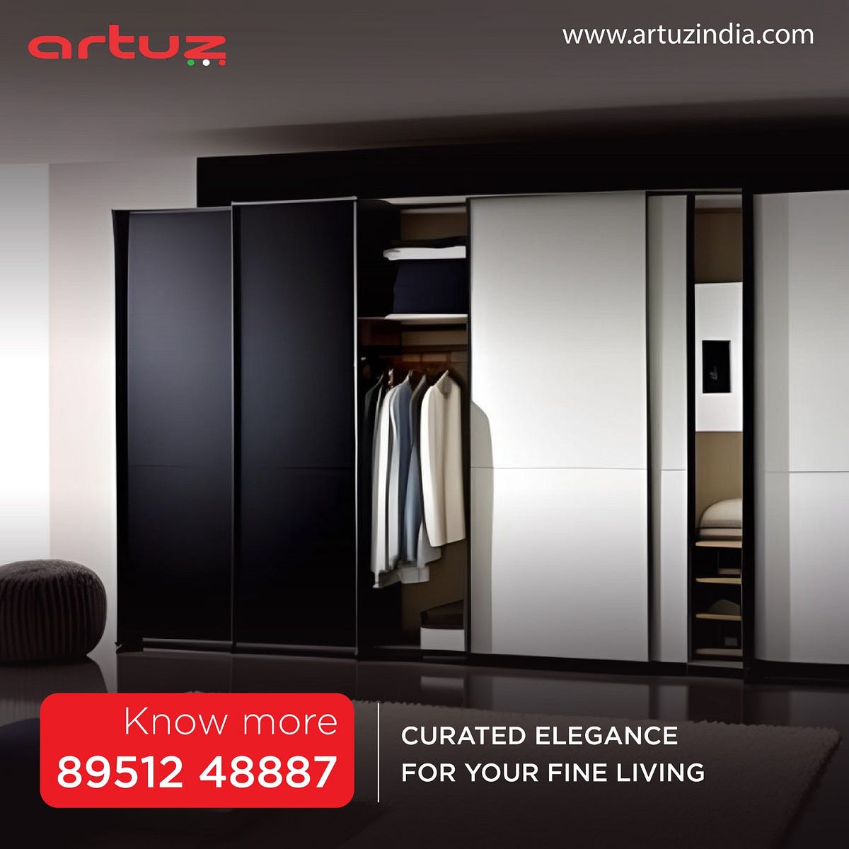 Your Living Space with Lacquered Glass Sliding Wardrobe Tips by Artuz ...