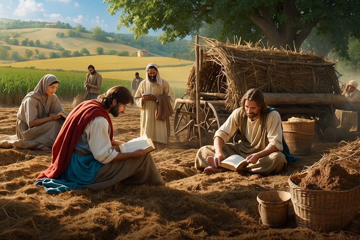 Exodus 34:2 “Even during the plowing season and harvest you must rest# ...