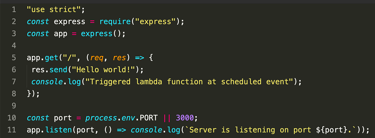 Cron Job On A Nodejs Express Serverless App Using Aws Cli By Guru
