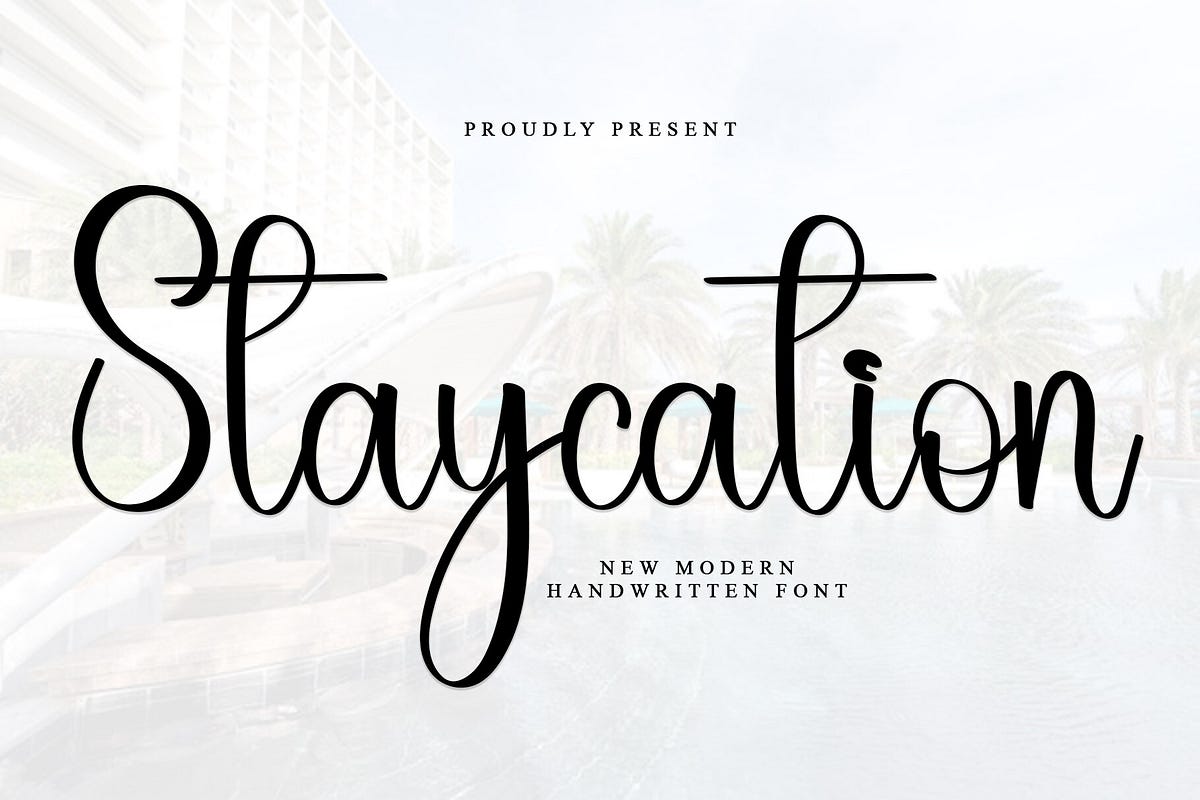 Staycation Font - Cybercosmos - Medium