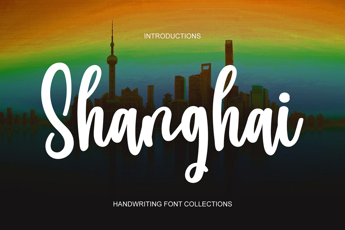 Shanghai Font - Teachinnovator - Medium