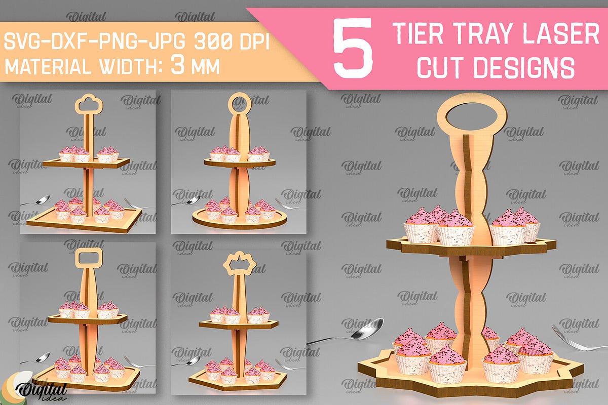 Wooden Tier Trays Laser Cut Bundle | by Leejunhe | Jul, 2024 | Medium