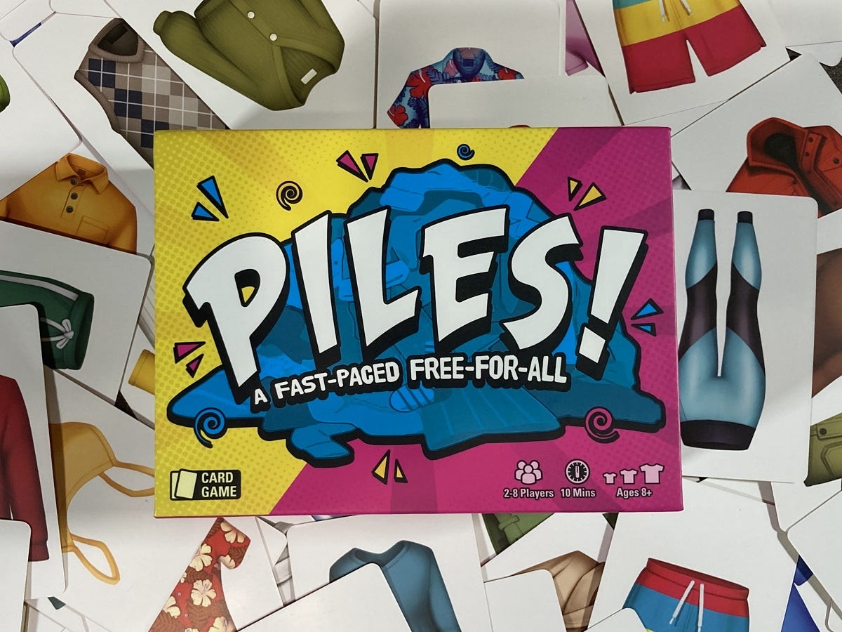 The New Card Game ‘Piles!’ Makes Sorting Laundry Fun - GeekDad - Medium