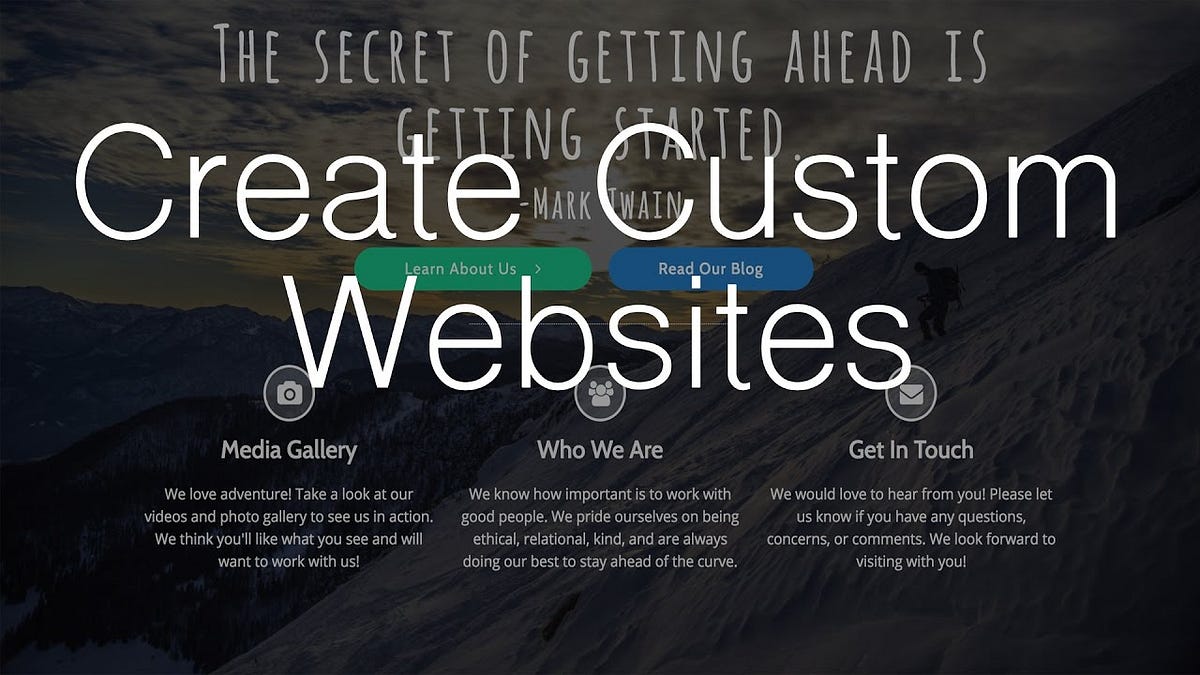 How to Make a Custom Website: Your Step-by-Step Guide | by Symakhan ...