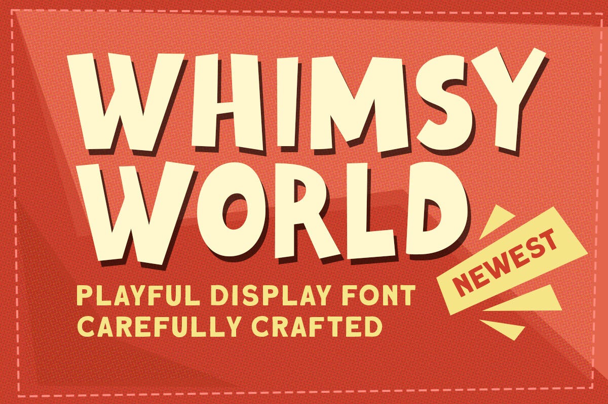 Whimsy World Font - Datadreamer - Medium
