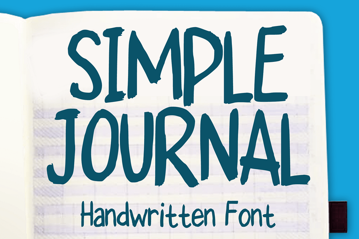 Simple Journal Font OTF | by Emmaethereal | Apr, 2024 | Medium