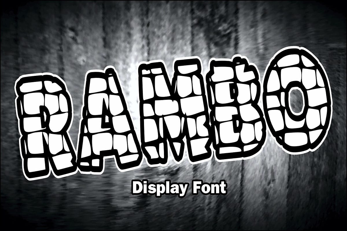 Rambo Font - Fontmaven - Medium
