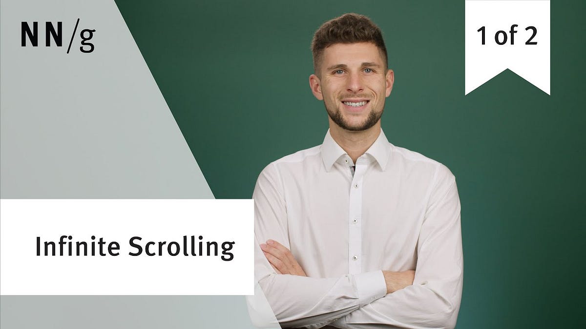Infinite Scrolling: When to Use It, When to Avoid It (看 UX 練英文#1) | by hugh | Medium
