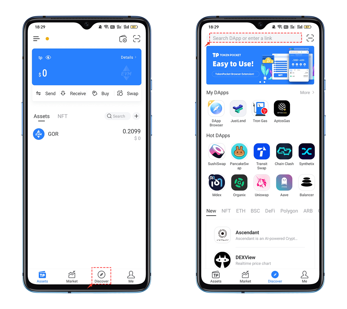 Goerli 체인과 Goerli 체인 자산은 상호 운용 가능 - 토큰포켓 코리아 - Medium