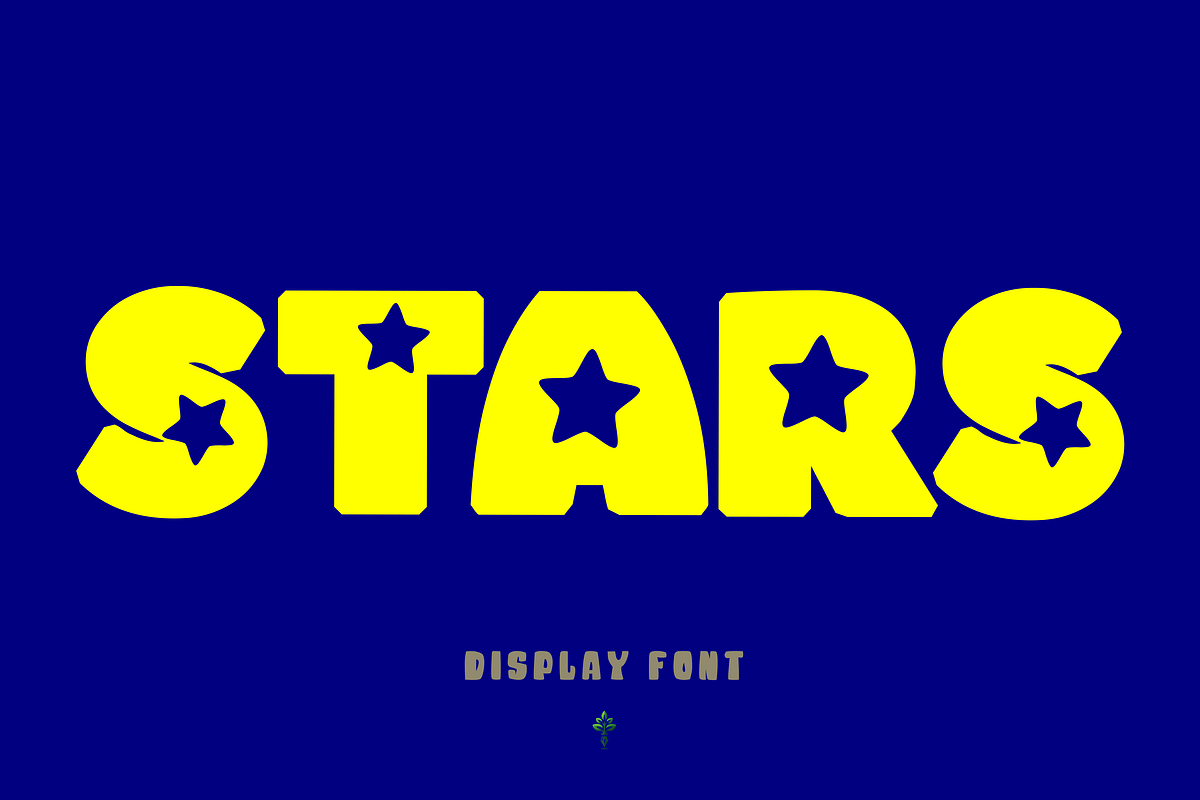 Stars Font | by Cybercosmos | Medium