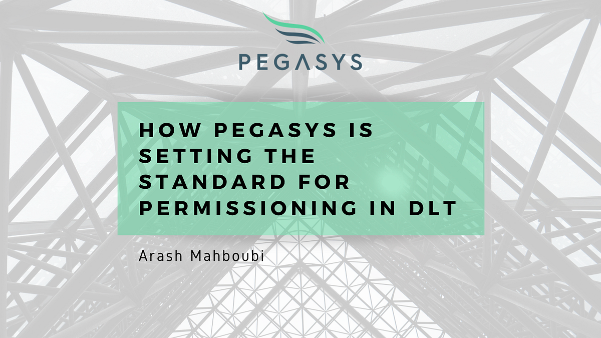 How PegaSys is Setting the Standard for Permissioning in DLT | by ...