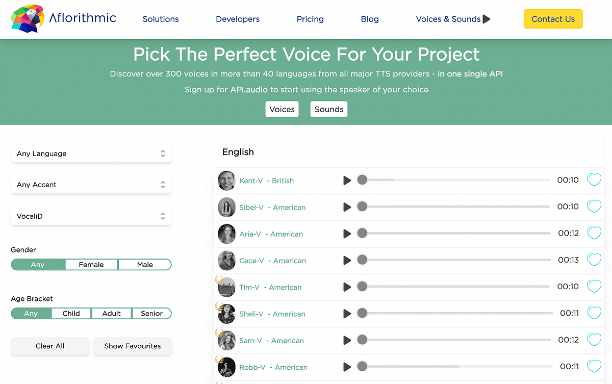 Aflorithmic Welcomes VocaliD to Api.audio | by Matt Lehmann | Medium