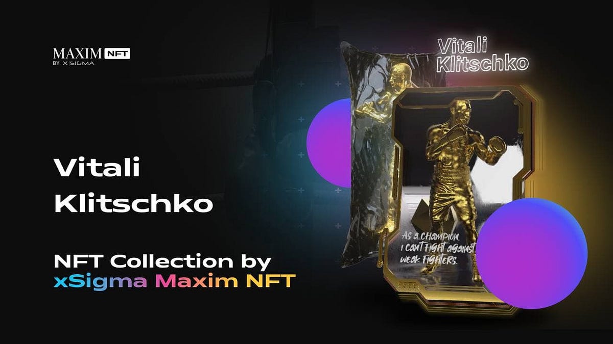 Legendary boxer Vitali Klitschko launches NFT collection | by MRAMOR ...