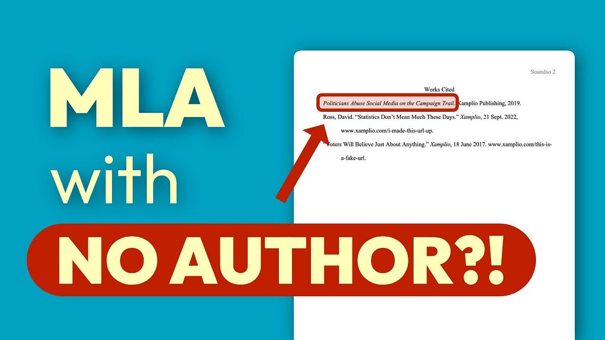 How to Cite a Website Mla With No Author | by Lorenafort | Jun, 2024 | Medium