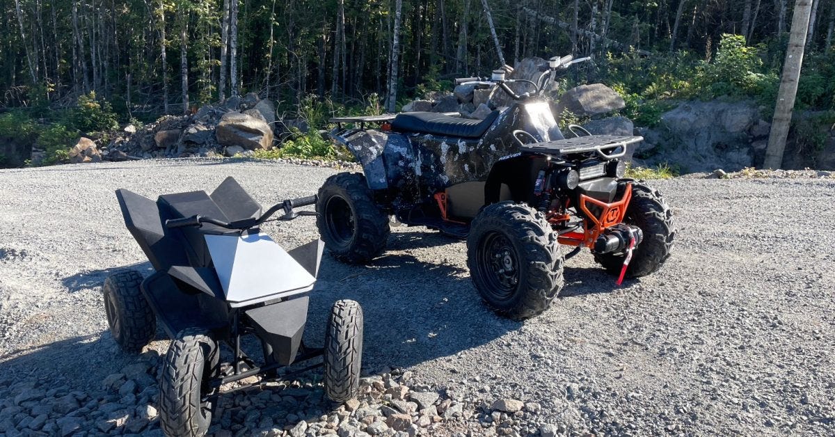 Electric ATV that will make you stop waiting for the Tesla Cyberquad ...