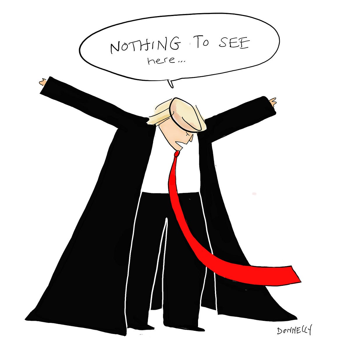 Trump Craves Attention. and some baseball drawings | by Liza Donnelly ...
