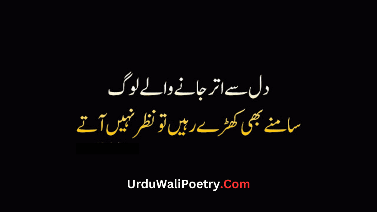 New Best Sad Poetry in Urdu 2 Lines Deep | Sad Urdu Poetry Status ...