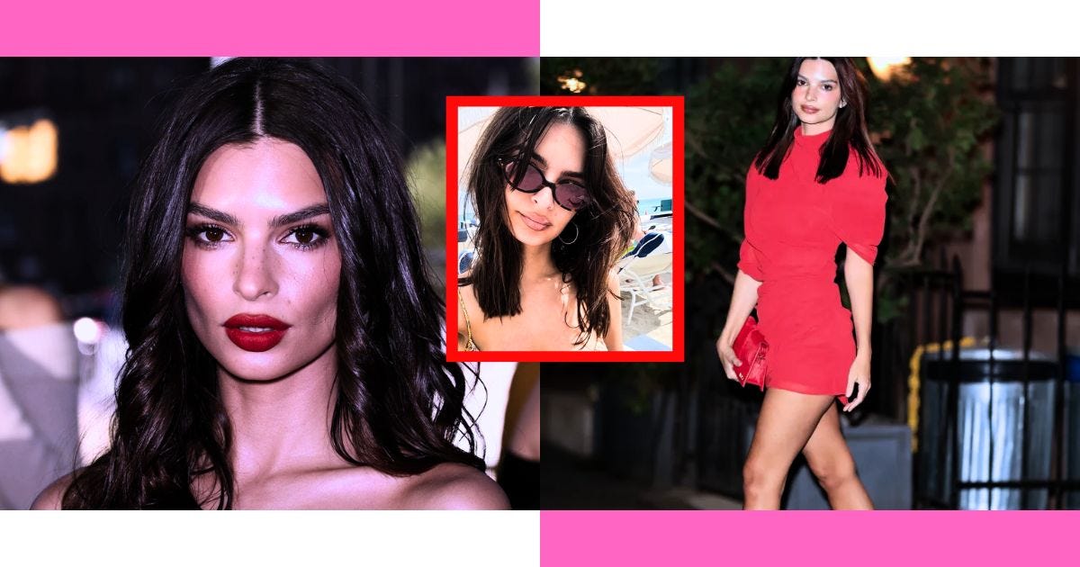 Emily Ratajkowski Nearly Suffers Wardrobe Malfunction in Tiny Bikini ...