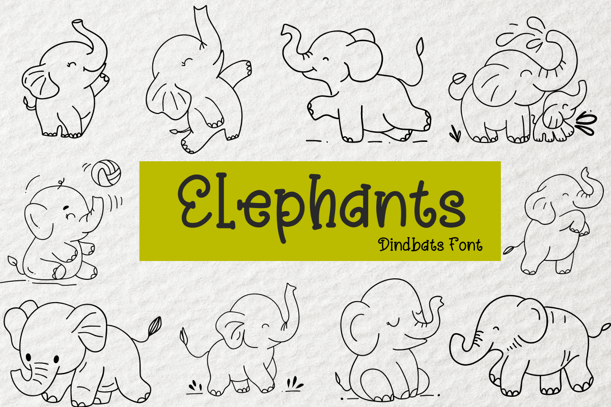 Elephants Font Free Free | by Jsonchong | Medium
