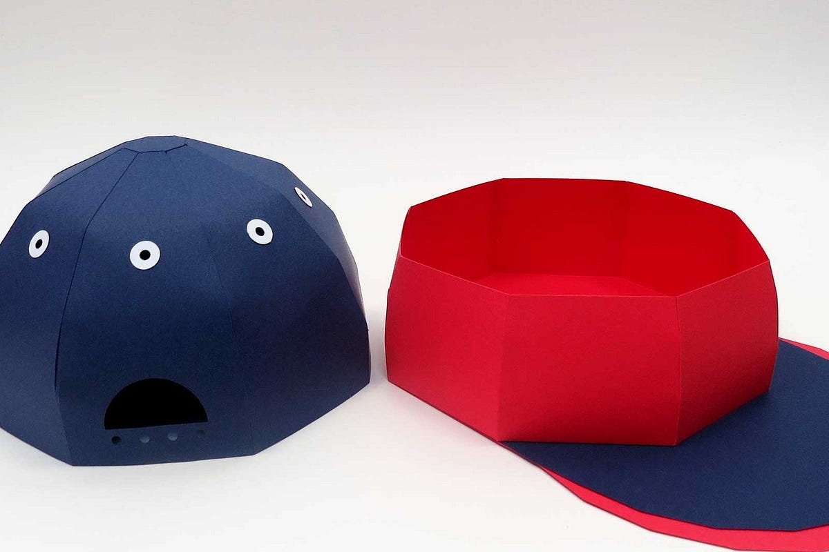Baseball Cap Box Template (Birthdays 3D SVG Crafts) | by Lijungh | Medium