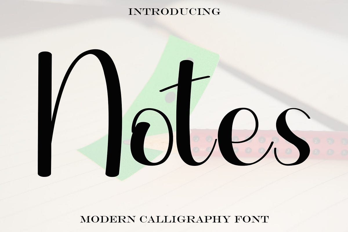 Notes Font Free - Metamorph - Medium