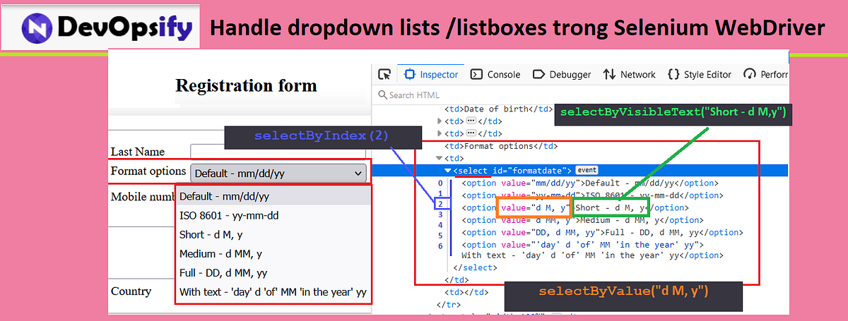 Tutorial: Làm việc với dropdown lists /listboxes trong Selenium WebDriver | by Huy Ngo | Medium