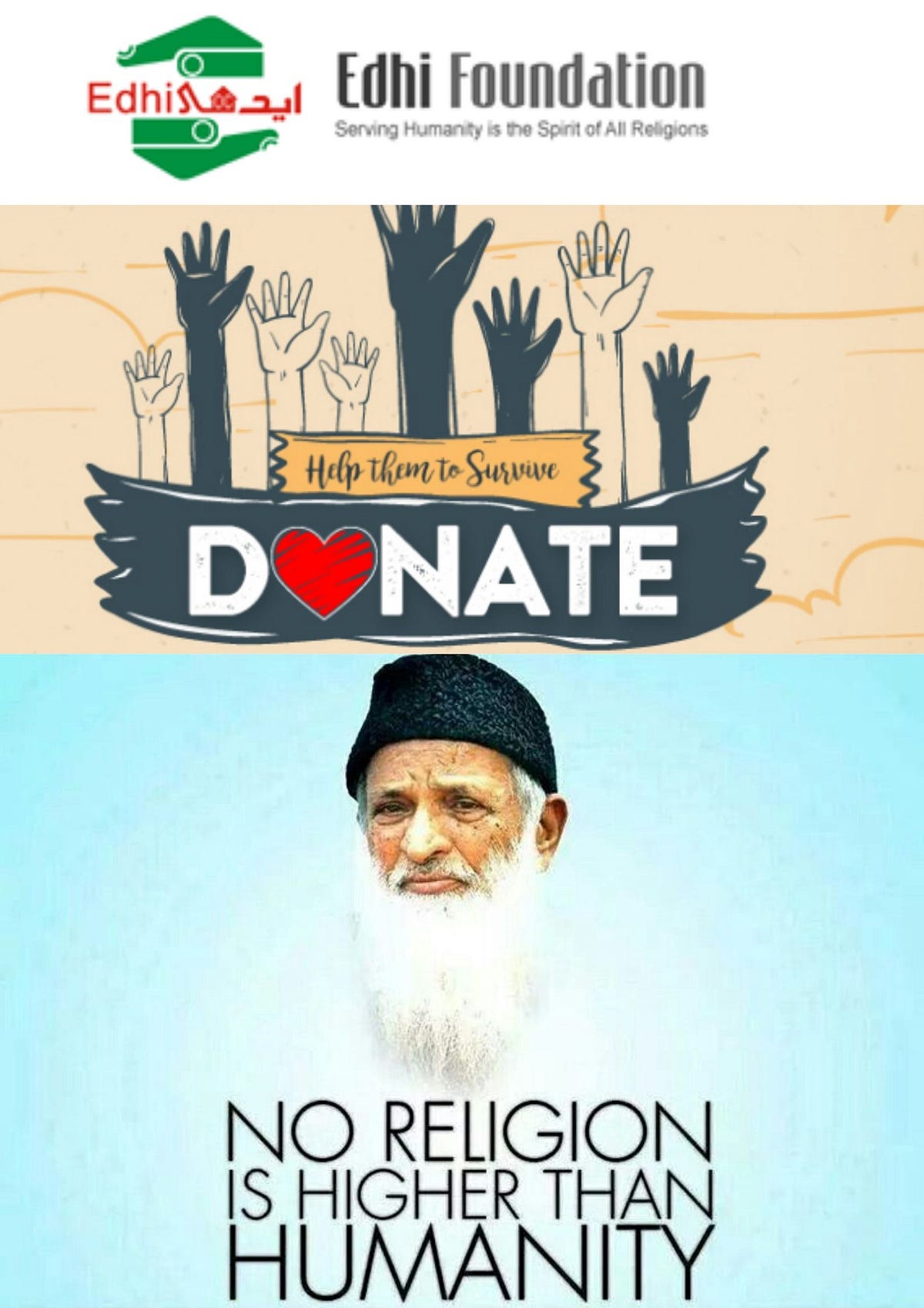 Collecting Funds for the renowned Edhi Foundation | by Nafeesa Tahir ...