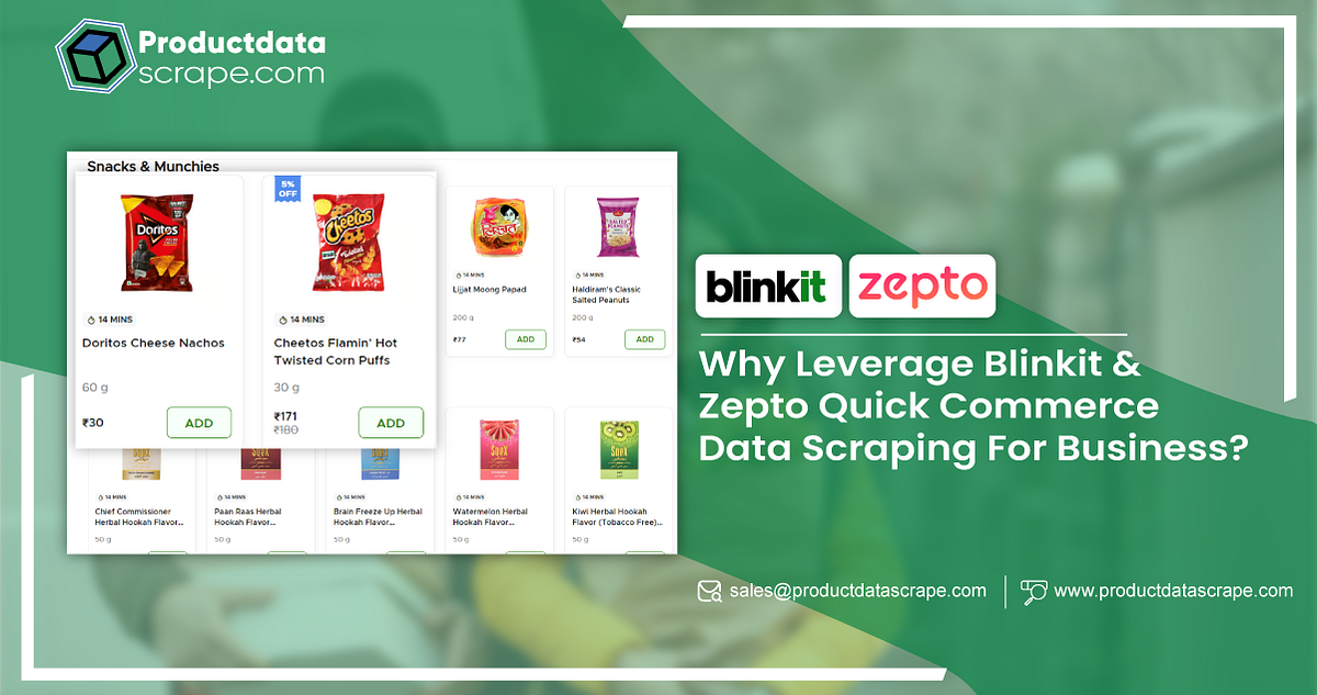 Why Leverage Blinkit & Zepto Quick Commerce Data Scraping For Business? | by Productdatascrape ...