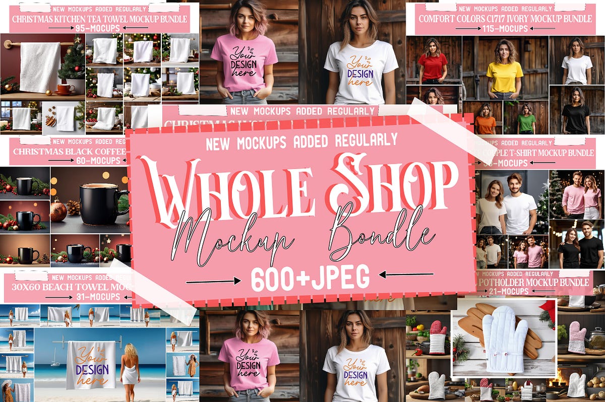 Whole Shop Mockup Bundle Free | by Nicoverlaine | Sep, 2024 | Medium
