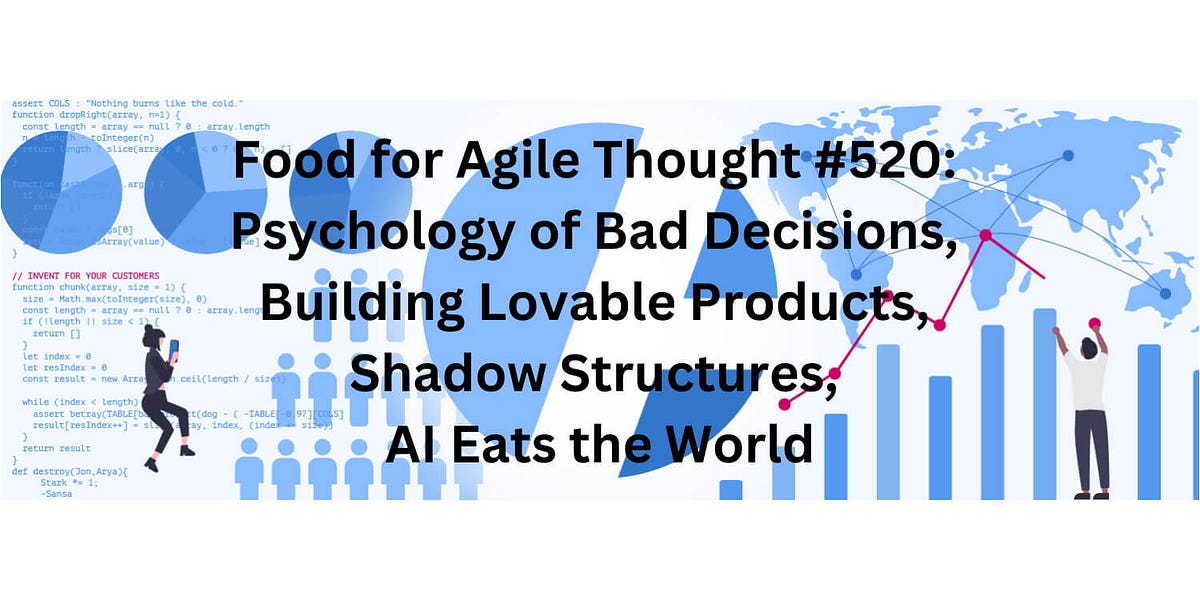 Psychology of Bad Decisions — Food for Agile Thought #520 | Food for ...