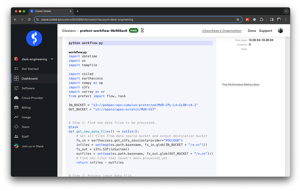 Schedule Your Python Job On The Cloud With Prefect And Coiled Coiled