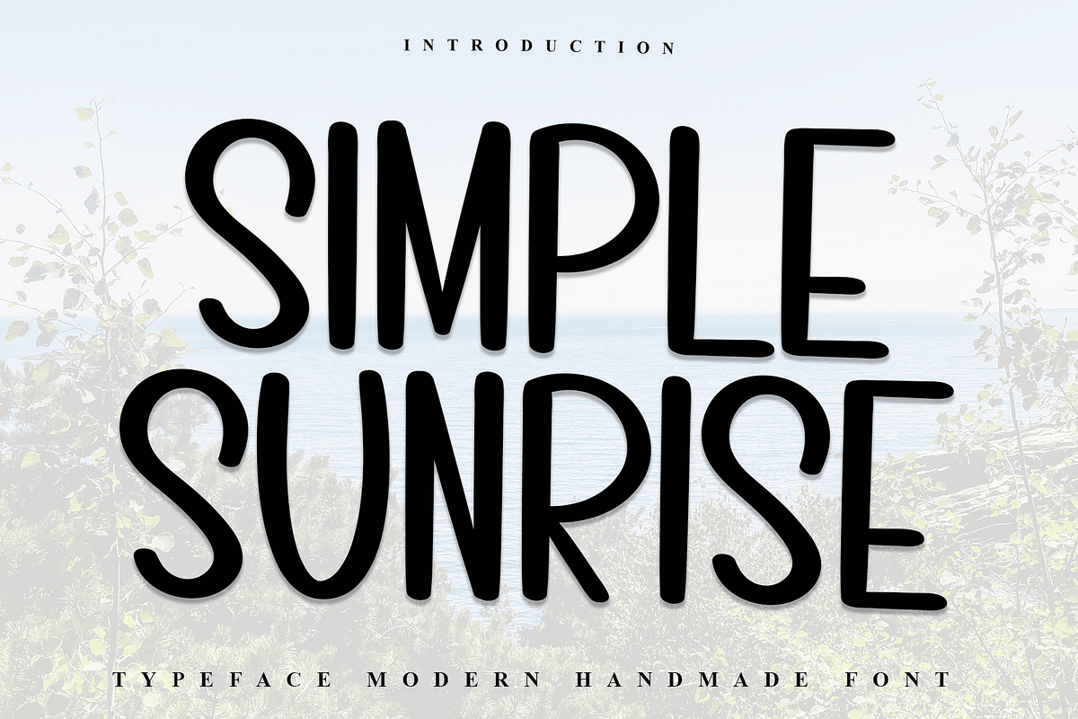 Simple Sunrise Font | by Sienaspectra | Apr, 2024 | Medium