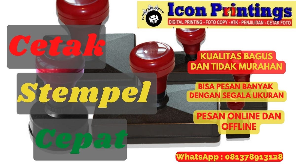 Rekomendasi Tempat Buat Stempel Murah di Jakarta Yang 24 Jam | by ...