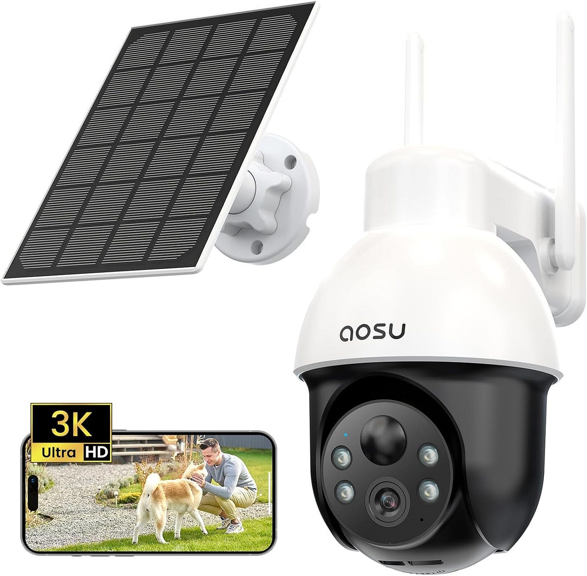 AOSU Solar Security Camera Review: Night Vision Magic | by Solar Guy ...