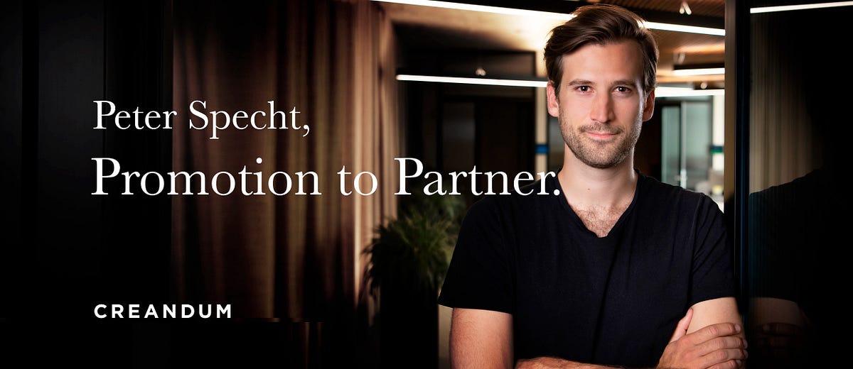 Creandum promotes Peter Specht to Partner | by Simon Schmincke | Creandum
