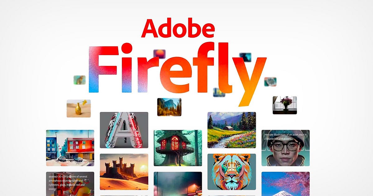 [Adobe Firefly]Adobe 不僅從沒缺席，也不會遲到！AIGC 圖像生成技術將導入 Photoshop、Illustrator | by 林育正 Riven | Medium