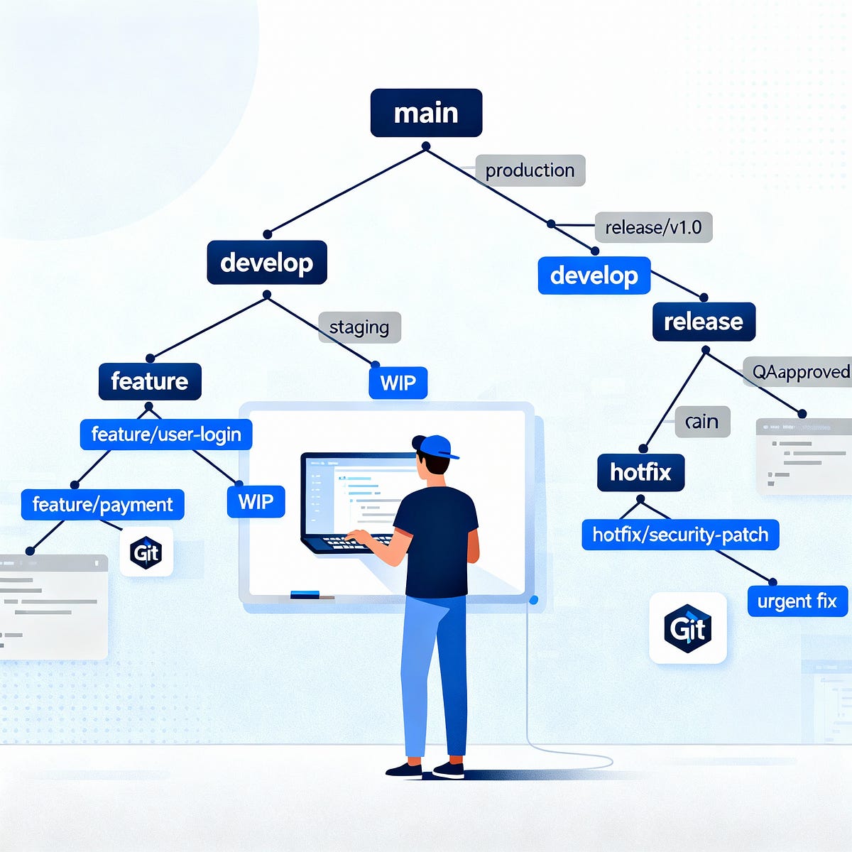 Top 3 Production-Grade Git Branching Strategies Every DevOps Engineer Should Know | by Roshan ...
