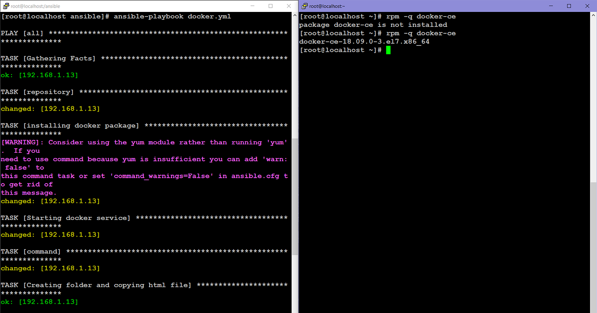 How to launch and manage Docker through Ansible playbook | by Rani Mishra | Medium