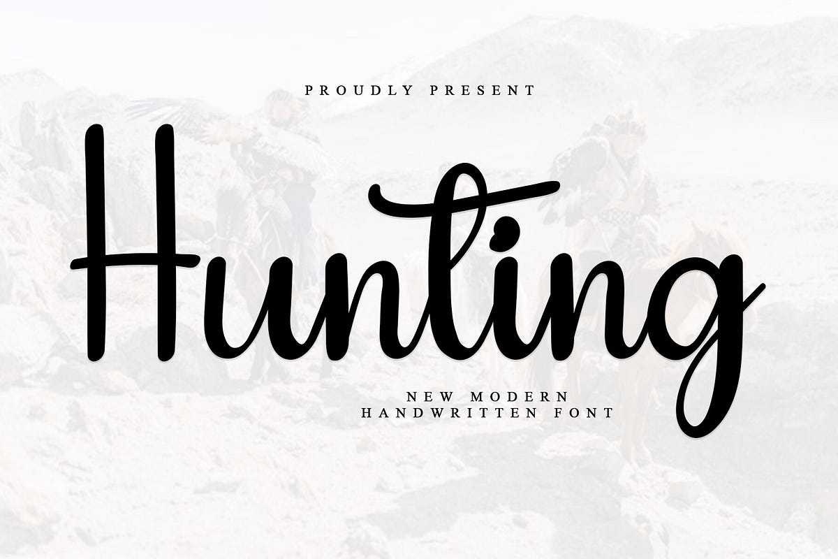 Hunting Font - Mindmason - Medium