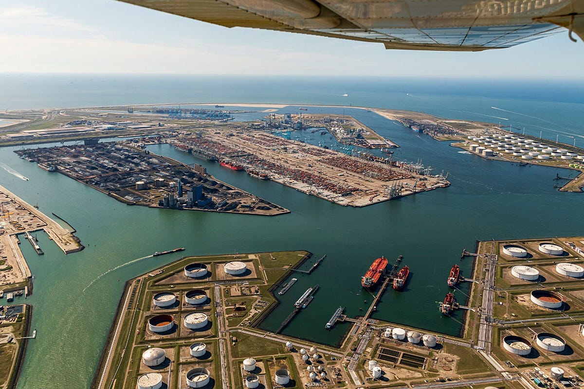 An Ode to Rotterdam Port.. i see it shining there; the vastness… | by ...
