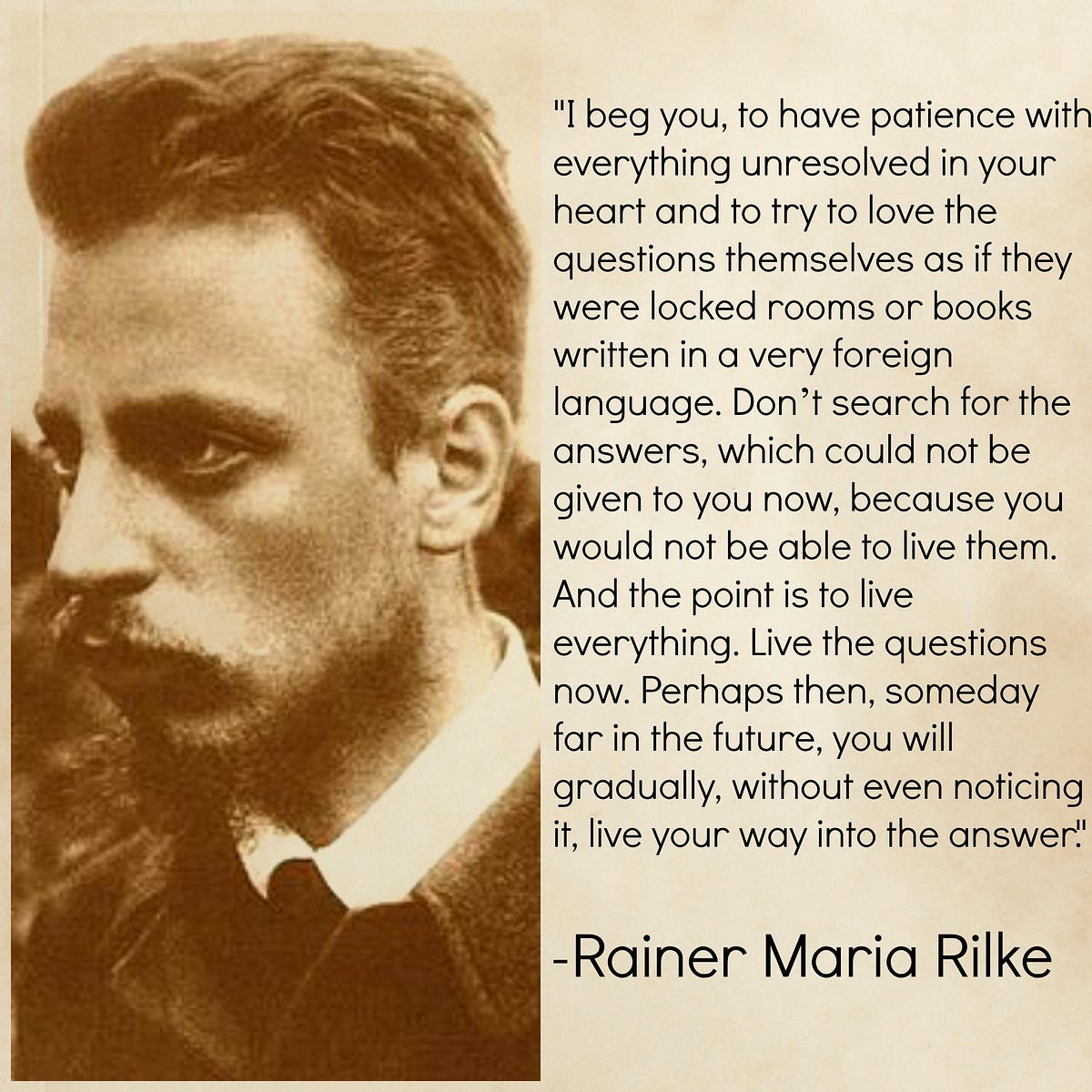 Have patience with everything unresolved in your heart | by Dr Roger E ...