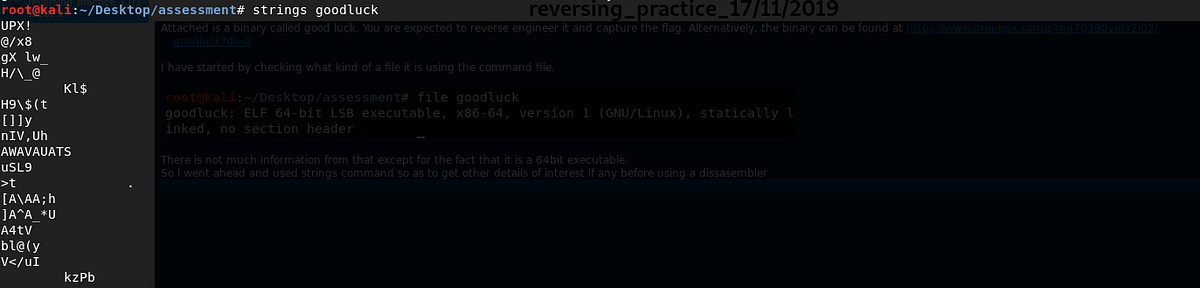REVERSE ENGINEERING:UPX PACKED EXECUTABLE | by Astrah | Medium