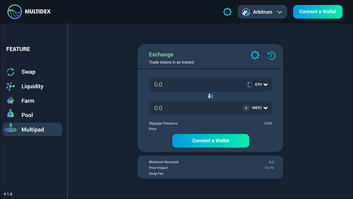 Swap Feature - Multidex-AI - Medium