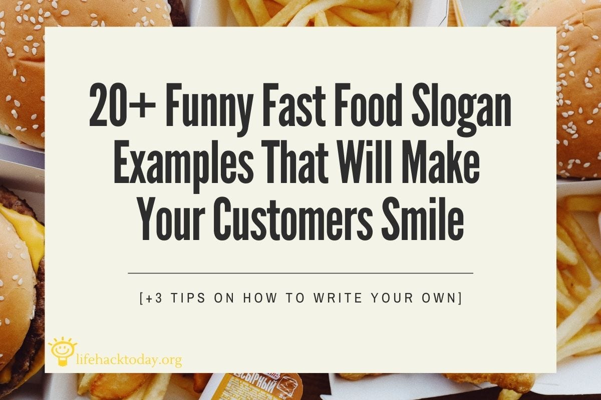 Fast Food Slogans 563 Fast Food Chain Slogans To Fry The Competition!