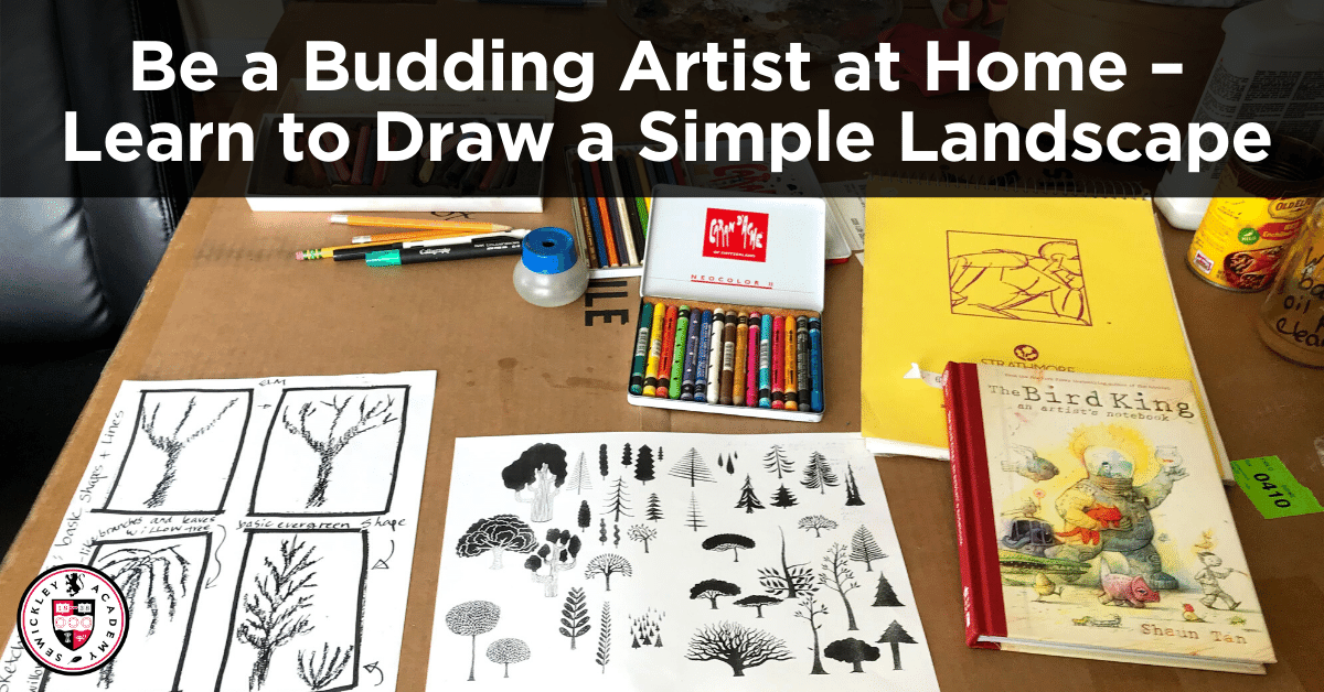 Simple Landscape Drawing For Kids