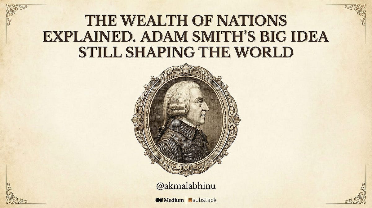 The Wealth of Nations Explained. Adam Smith’s Big Idea. Still Shaping ...
