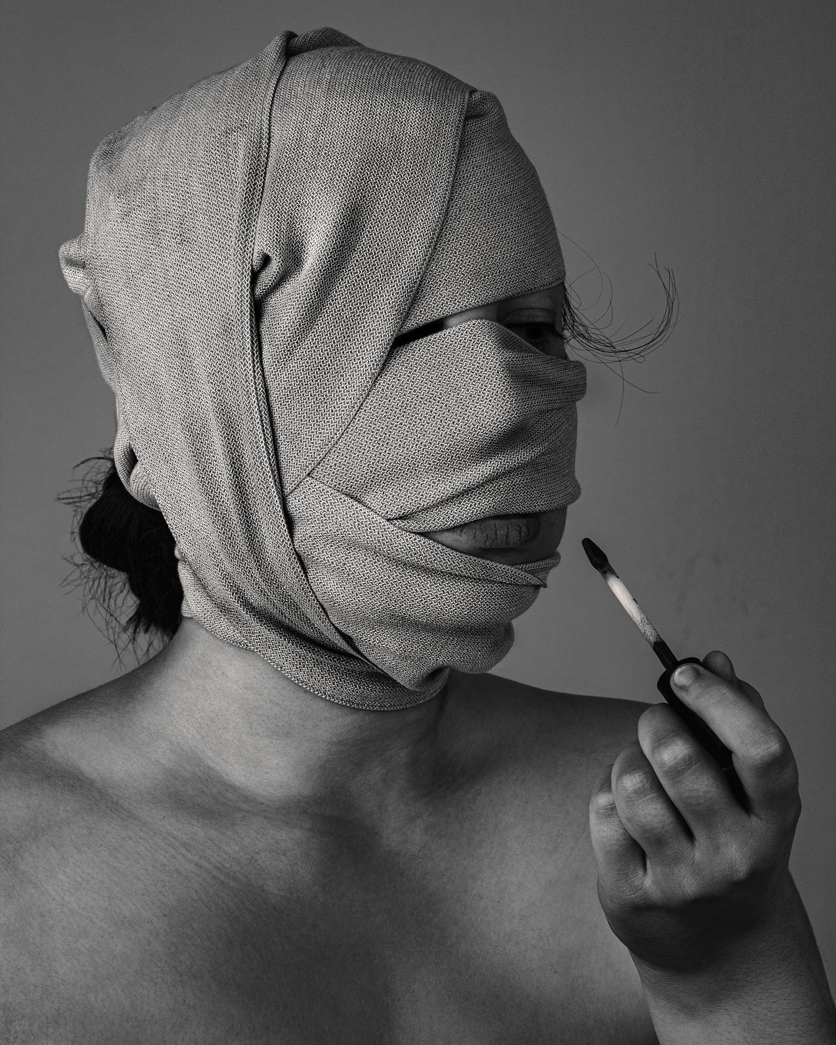 What Lies Beneath. The man first saw the bandaged woman as… | by ...