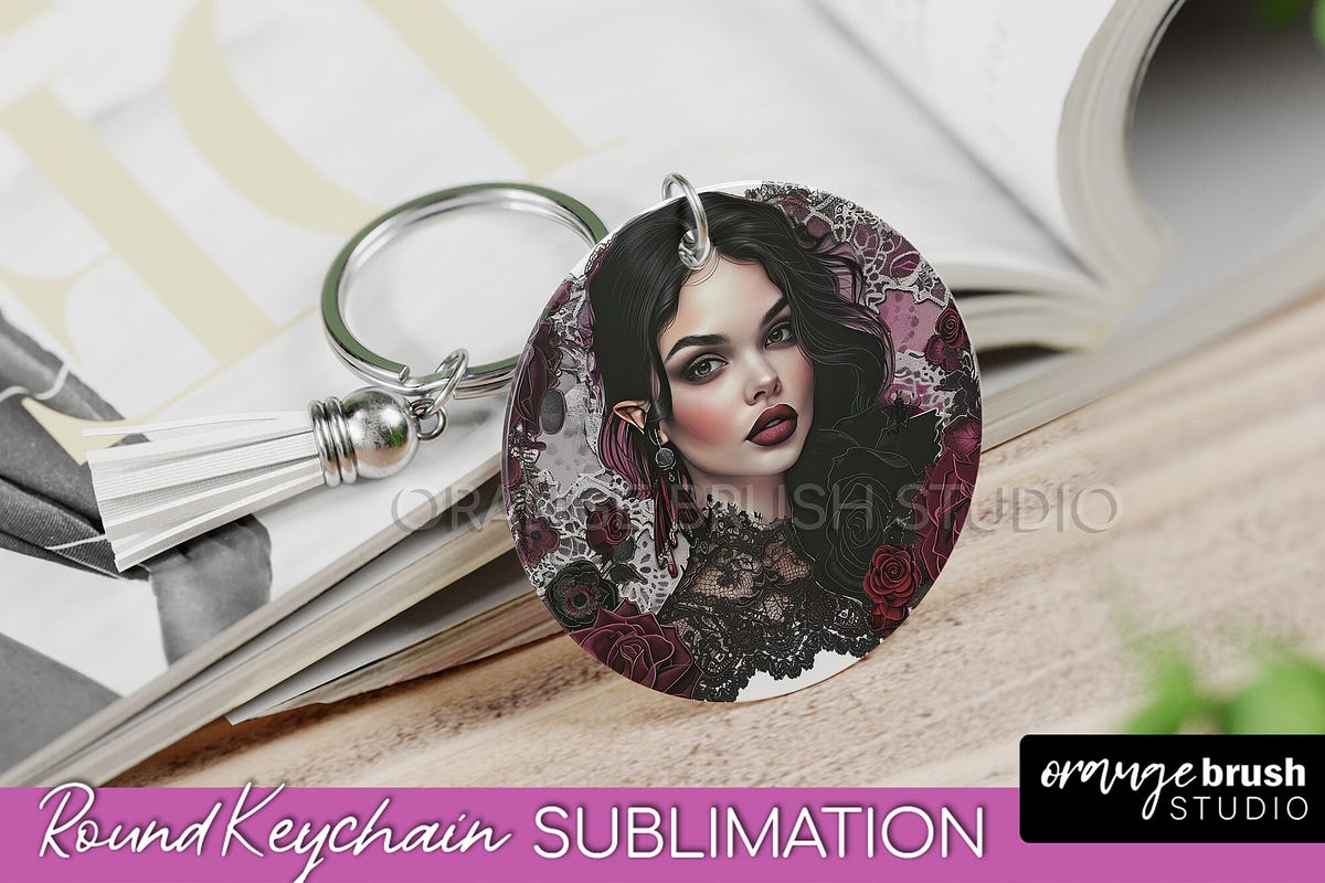 Halloween Gothic Keychain Sublimation Free | by Ariastardust | Aug ...