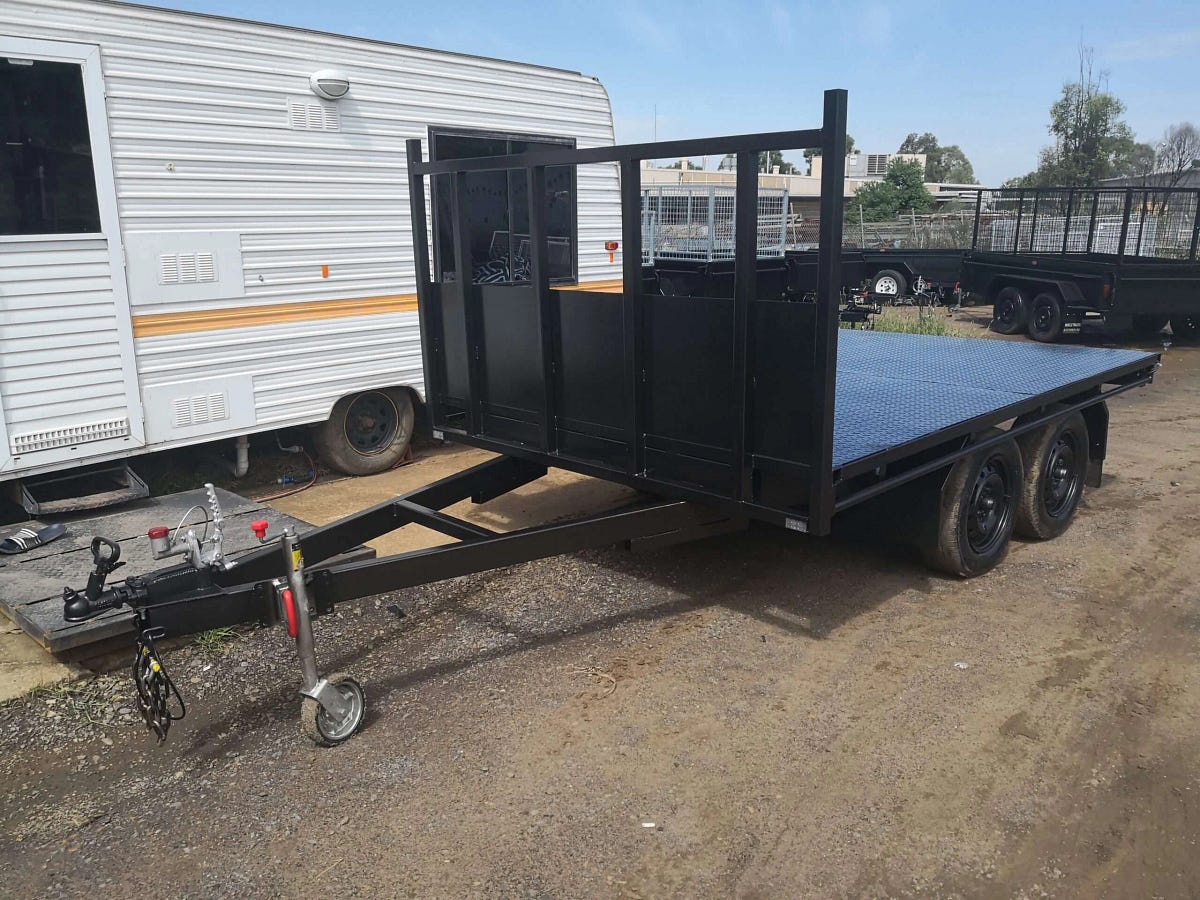 10×7 Heavy Duty Table Top Flatbed Tandem Trailer with 2000kgs ATM | by ...