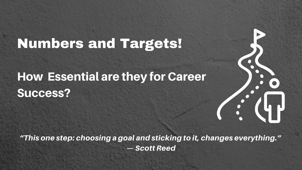 Do Numbers/Targets Scare You?. “The thing about goals is that living ...
